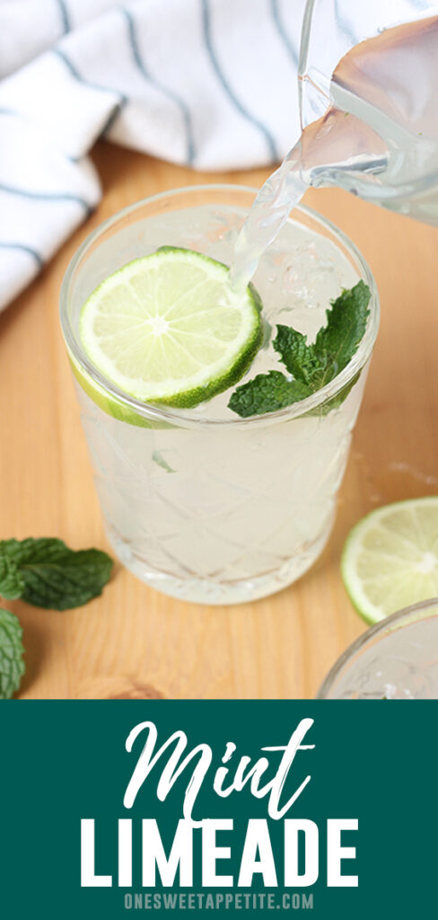 Mint Limeade Recipe - One Sweet Appetite