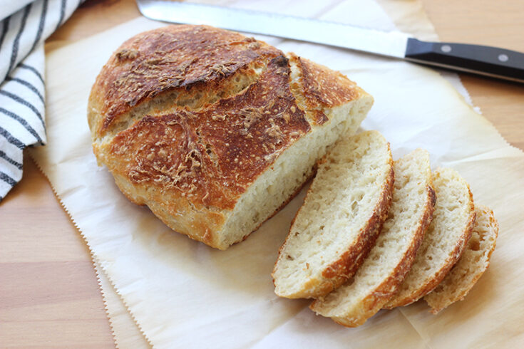 No Knead Overnight Bread Recipe - One Sweet Appetite