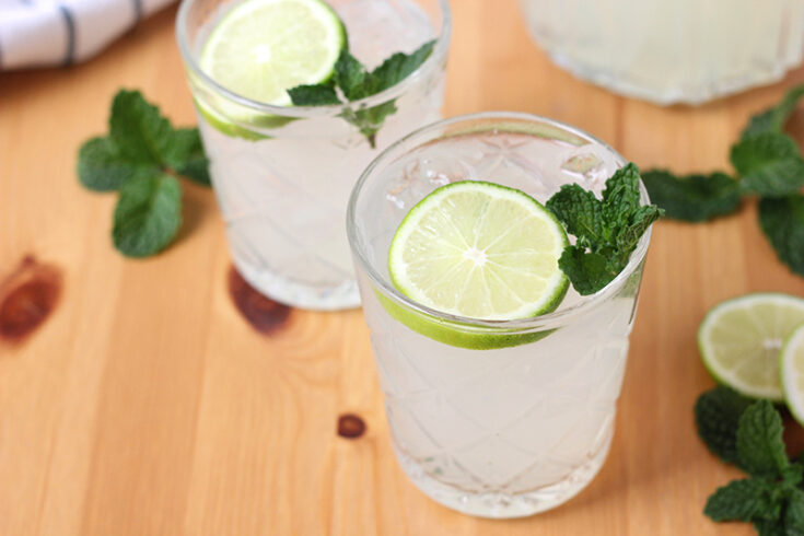Mint Limeade Recipe - One Sweet Appetite