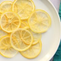 How to Make Candied Lemon Slices- SO Easy! - One Sweet Appetite