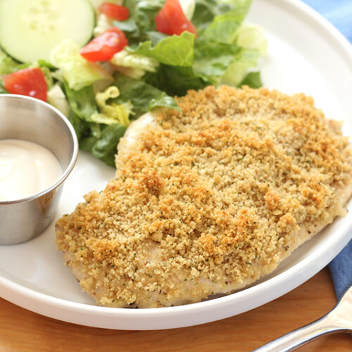Crispy Baked Ranch Chicken Recipe - One Sweet Appetite