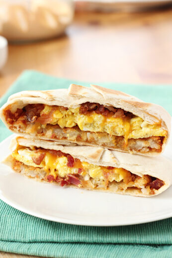 Taco Bell Breakfast Crunchwrap Recipe - One Sweet Appetite