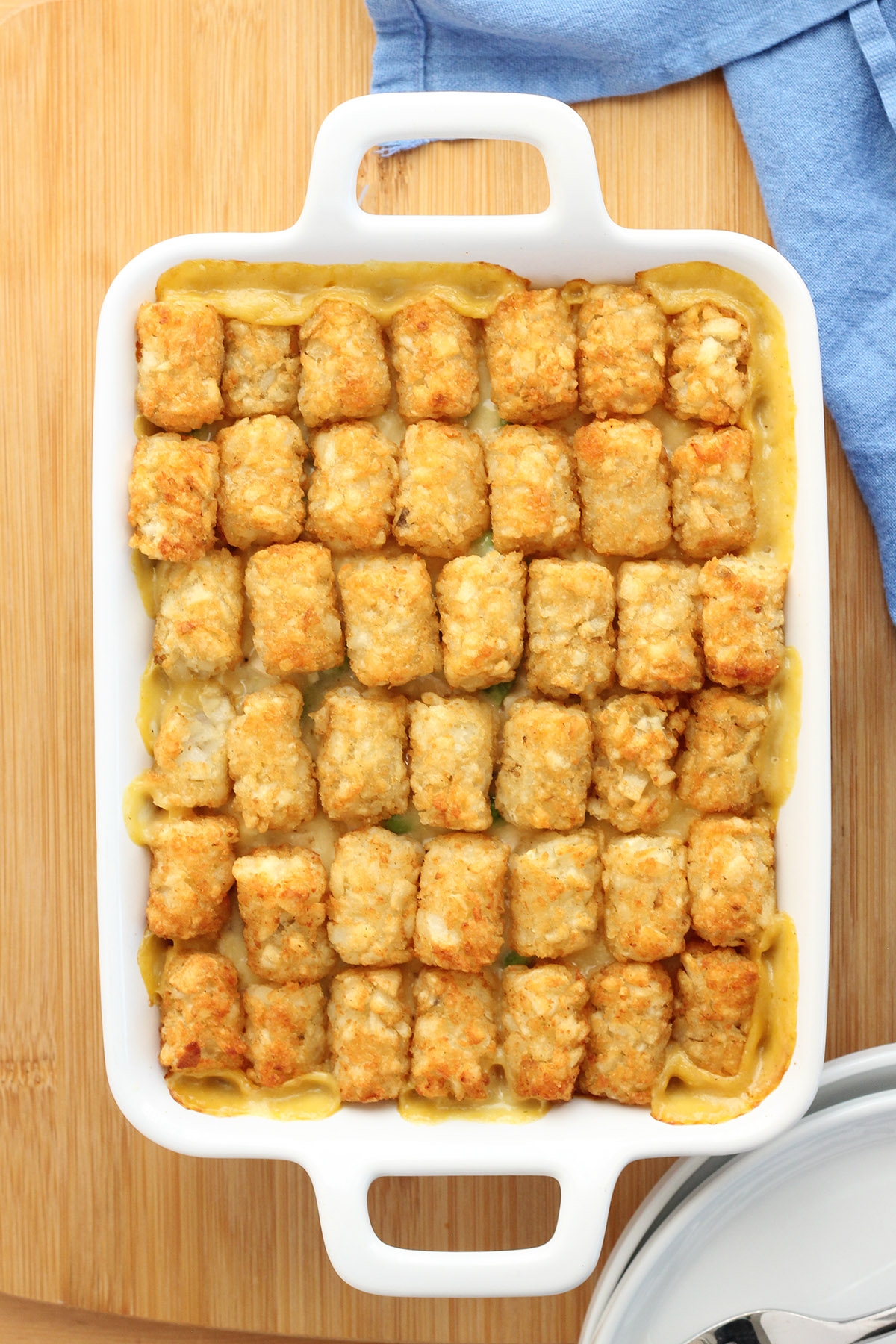 Tater Tot Chicken Pot Pie - One Sweet Appetite