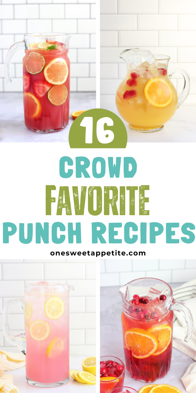 Easy Punch Recipes for Every Occasion Perfect for Parties - One Sweet ...