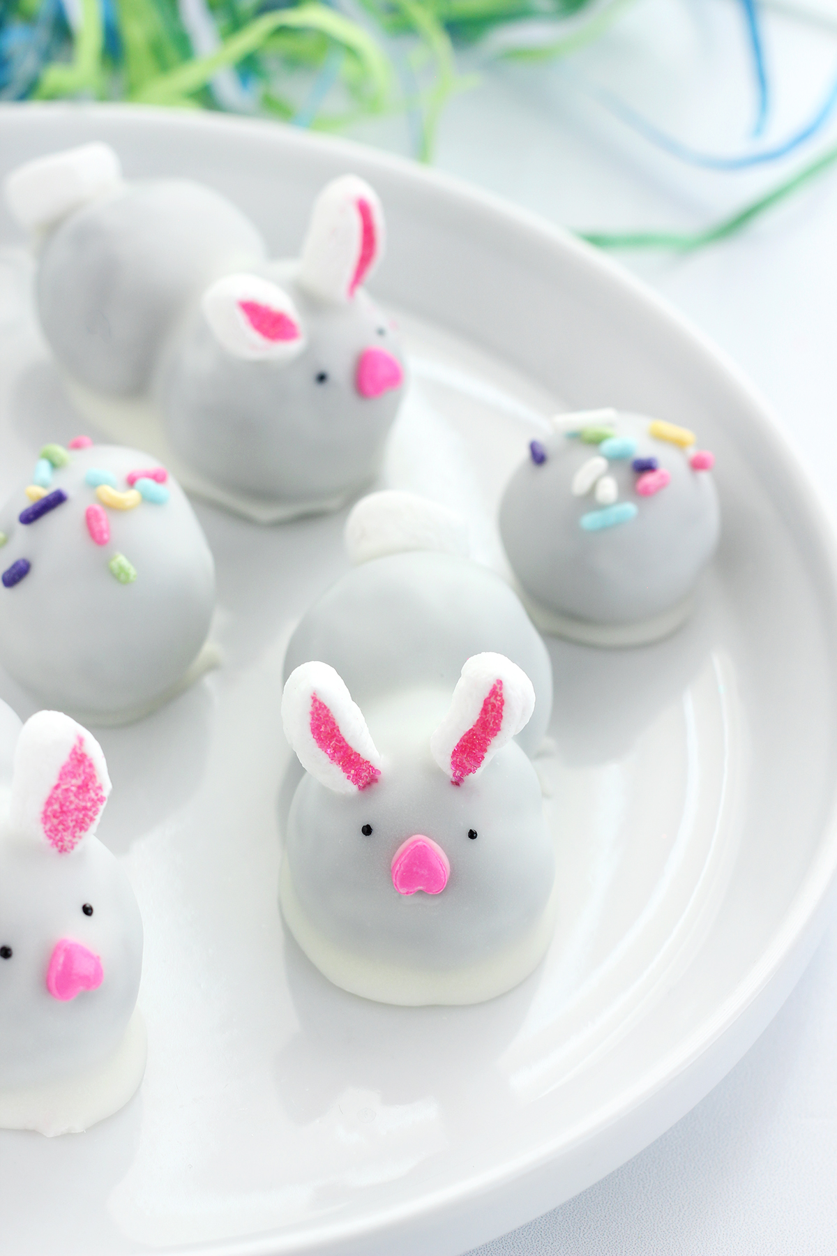 Easy Easter Bunny Truffles - One Sweet Appetite