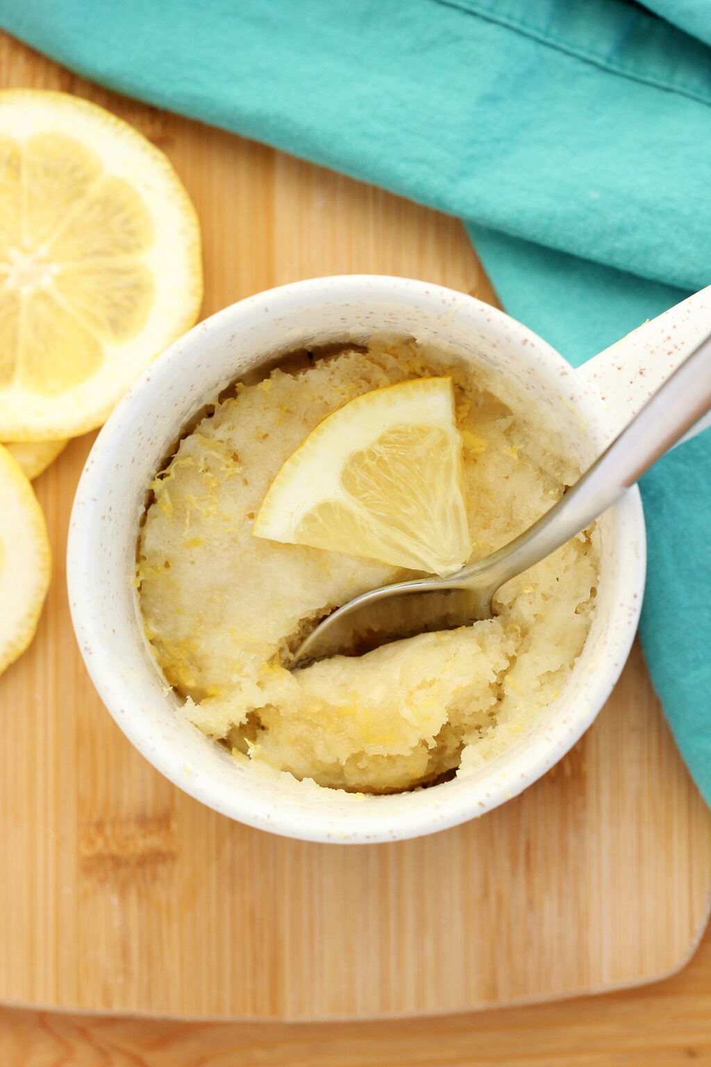 Easy Lemon Mug Cake Recipe - One Sweet Appetite