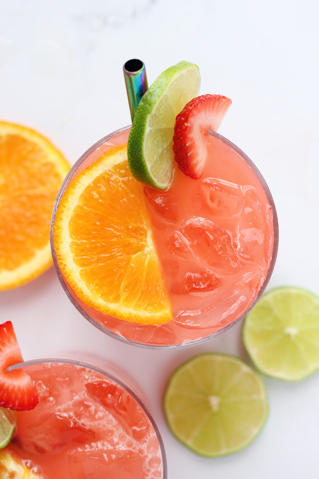 Fruit Punch Cocktail - One Sweet Appetite