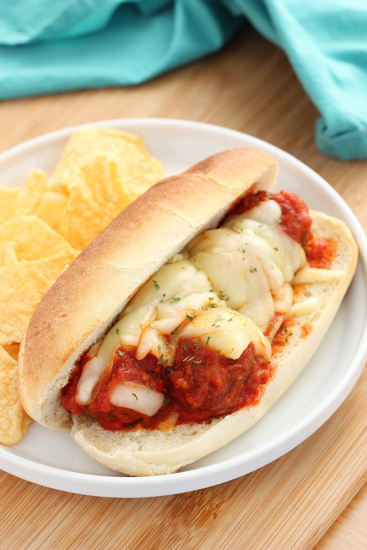 Meatball Sandwich Recipe (5 Ingredients) - One Sweet Appetite
