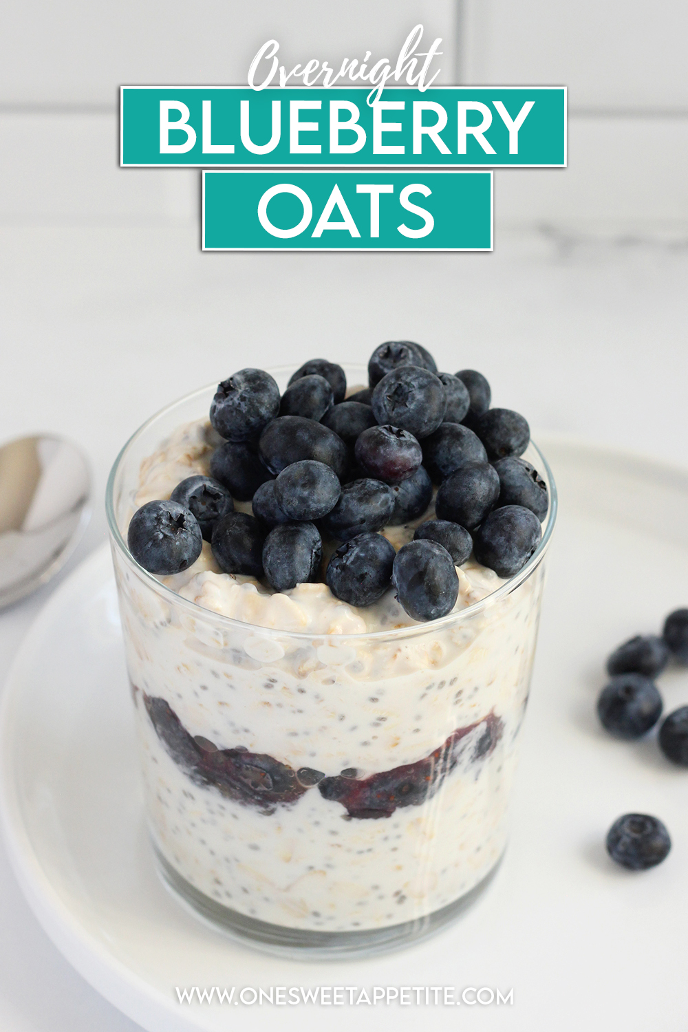 Blueberry Overnight Oats Recipe - One Sweet Appetite