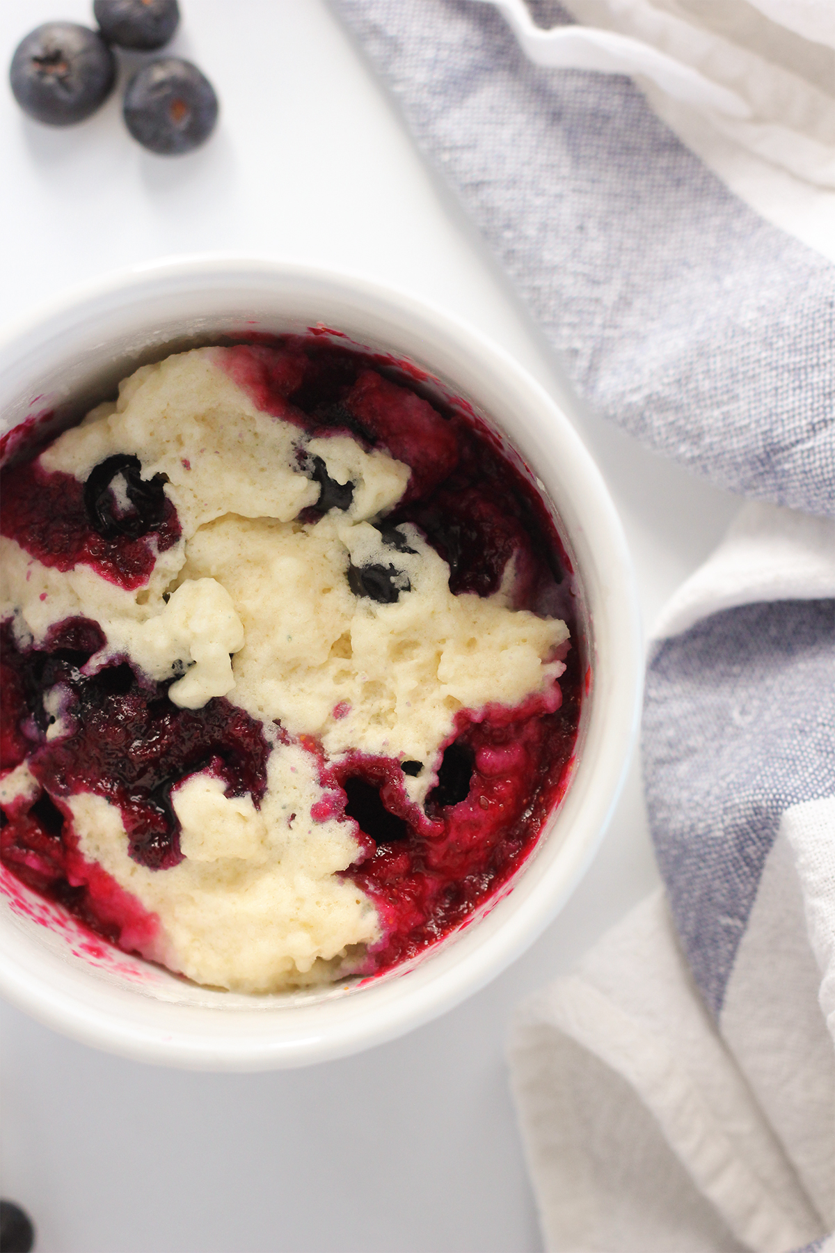 Blueberry Mug Muffin - One Sweet Appetite