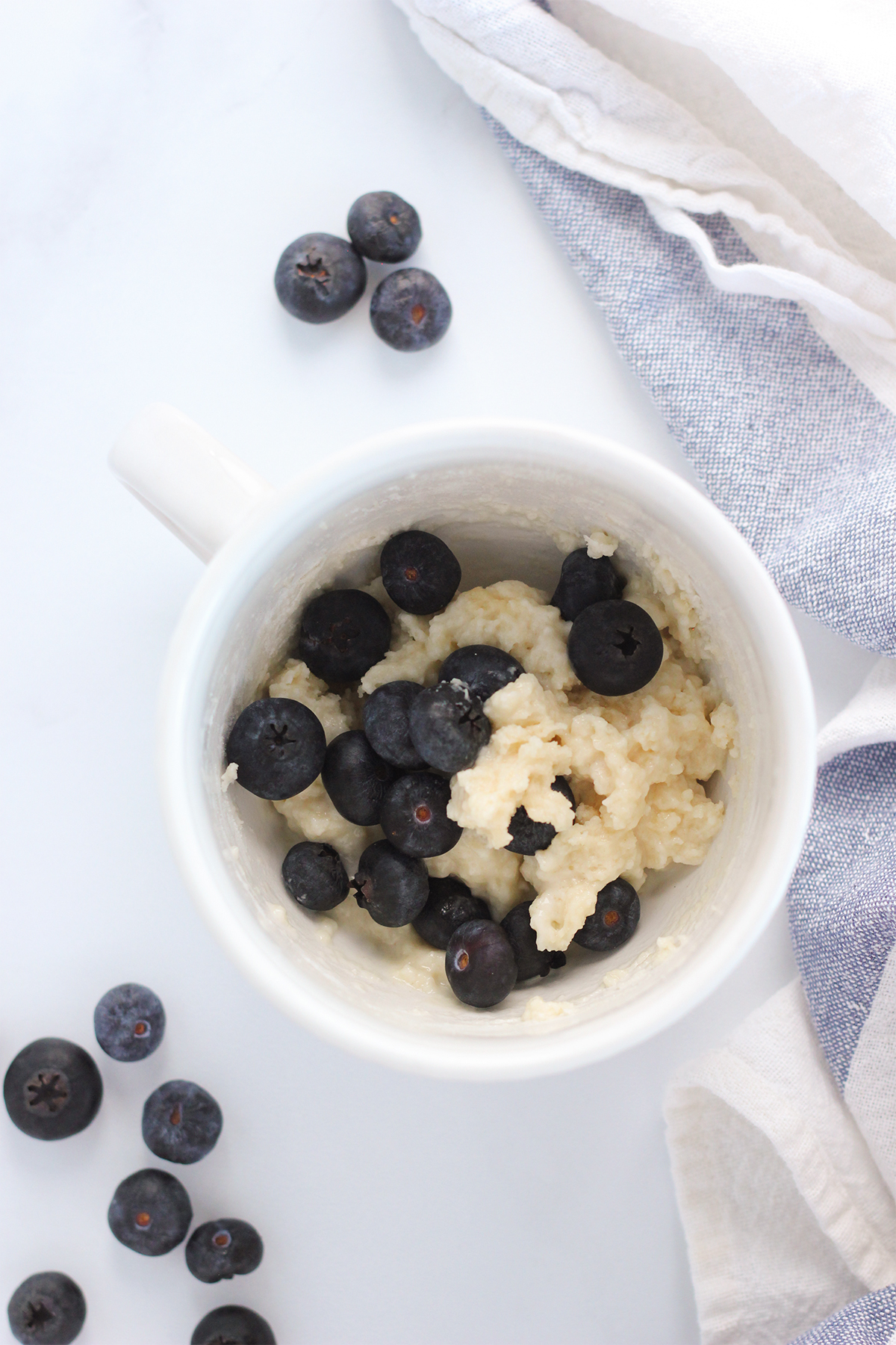 Blueberry Mug Muffin - One Sweet Appetite