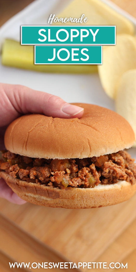 Easy Homemade Sloppy Joes Recipe (Better Than Canned Sauce) - One Sweet ...