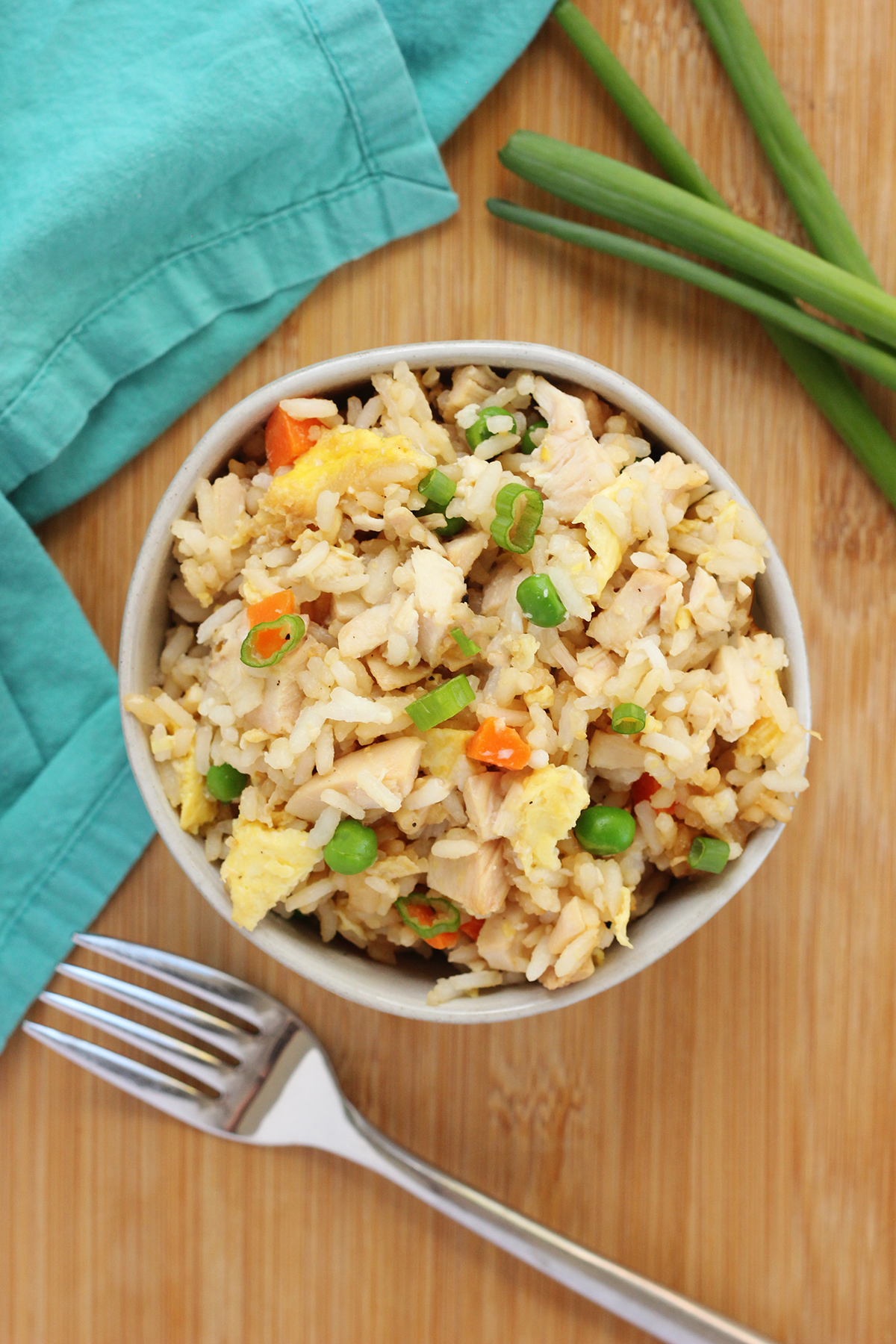 Easy Chicken Fried Rice Recipe - One Sweet Appetite