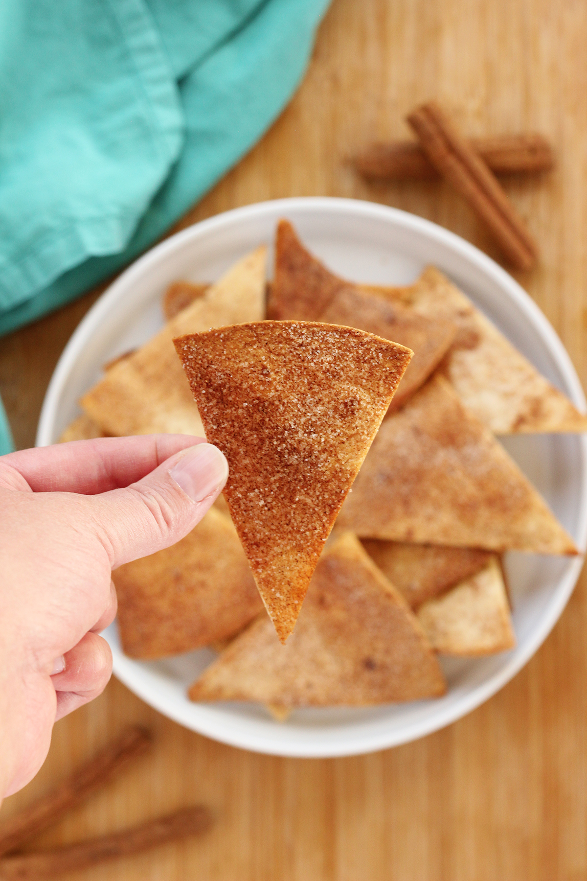 Easy Churro Chips (Air Fryer) - One Sweet Appetite