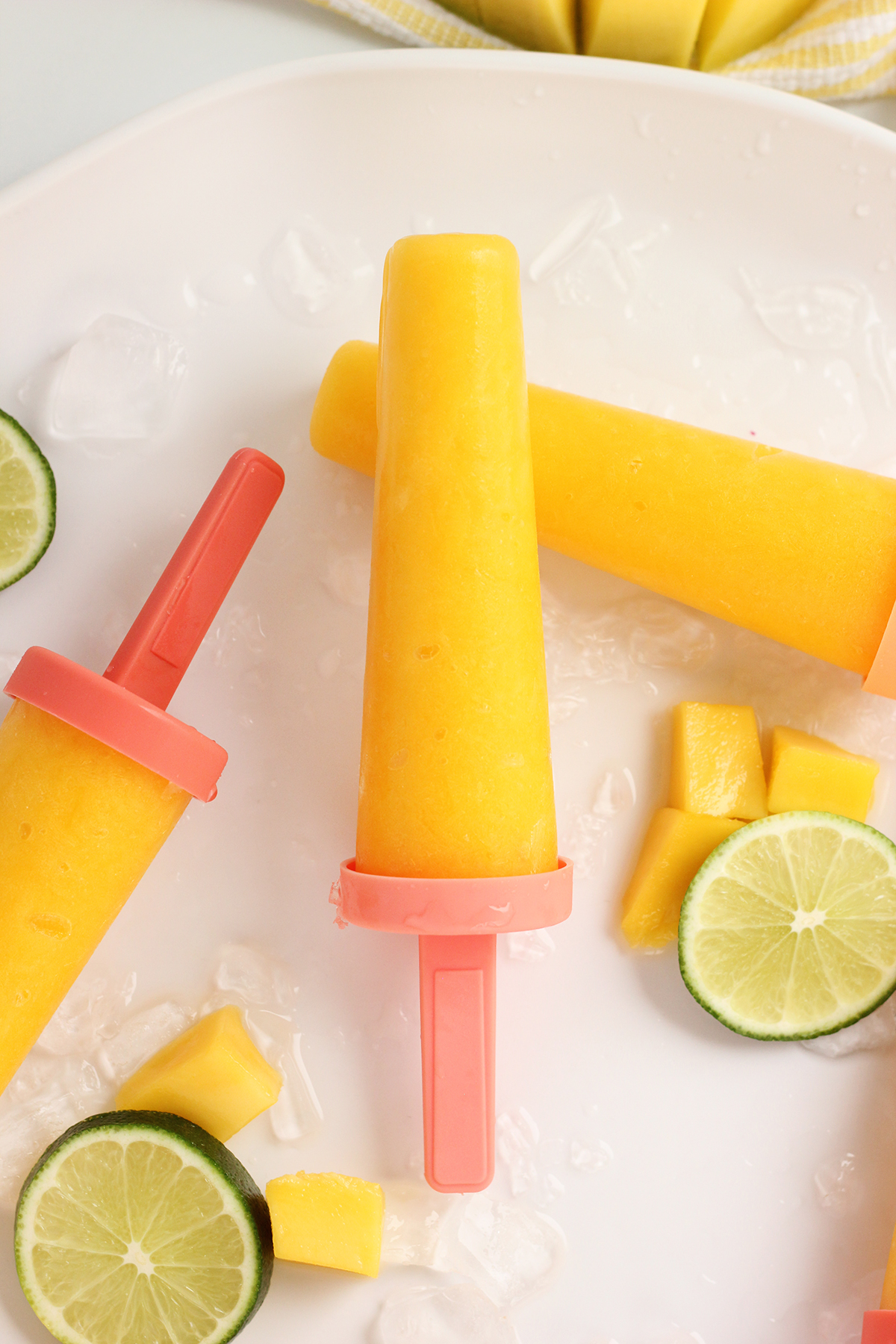 Mango Popsicles - One Sweet Appetite
