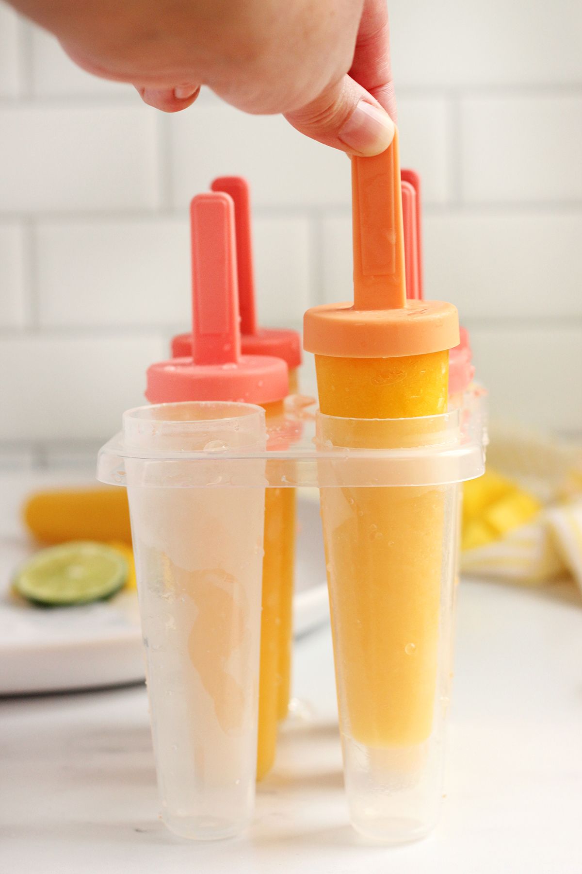 Mango Popsicles - One Sweet Appetite
