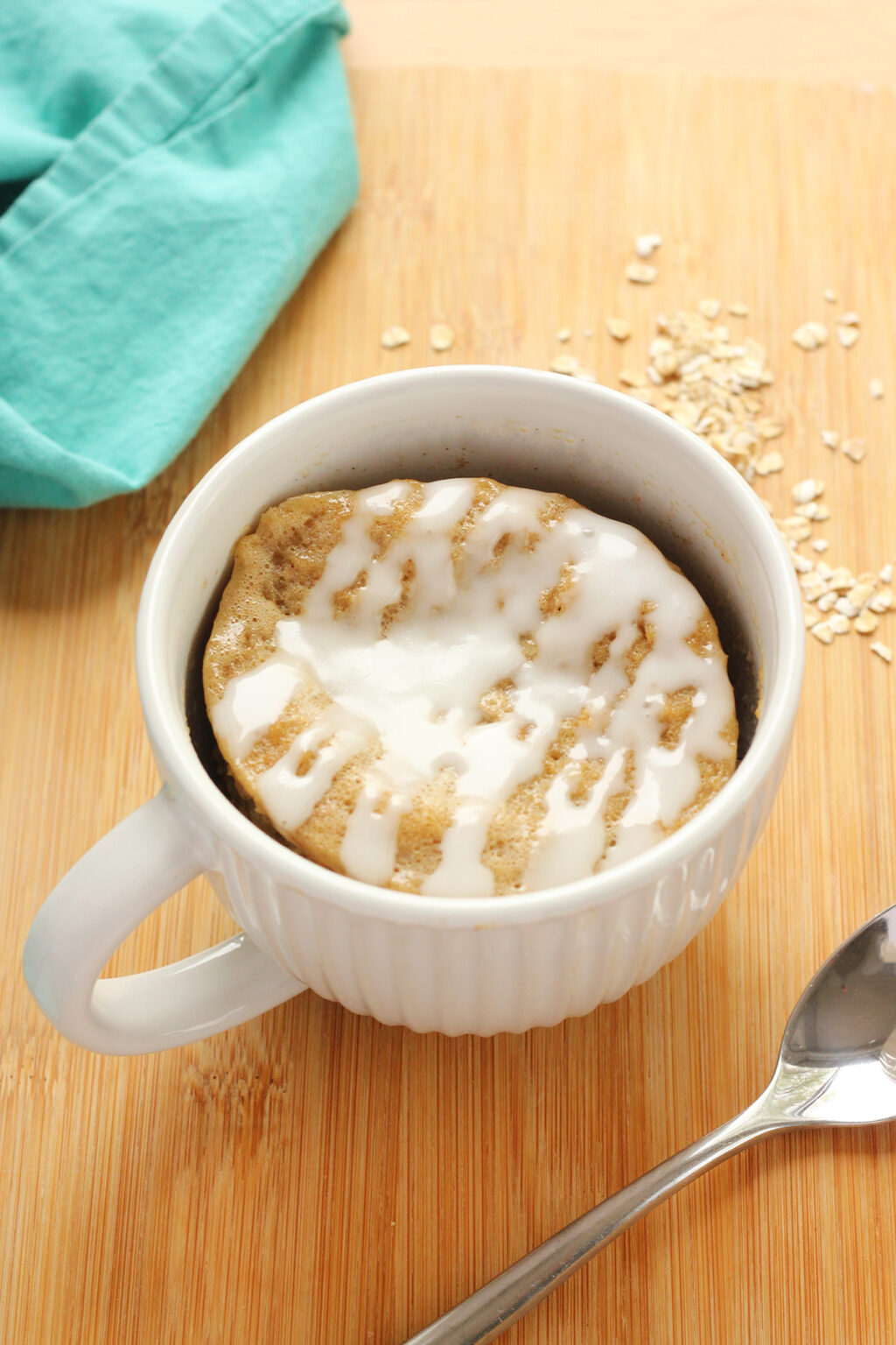 Easy Oatmeal Mug Cake (Ready in 5 Minutes!) - One Sweet Appetite