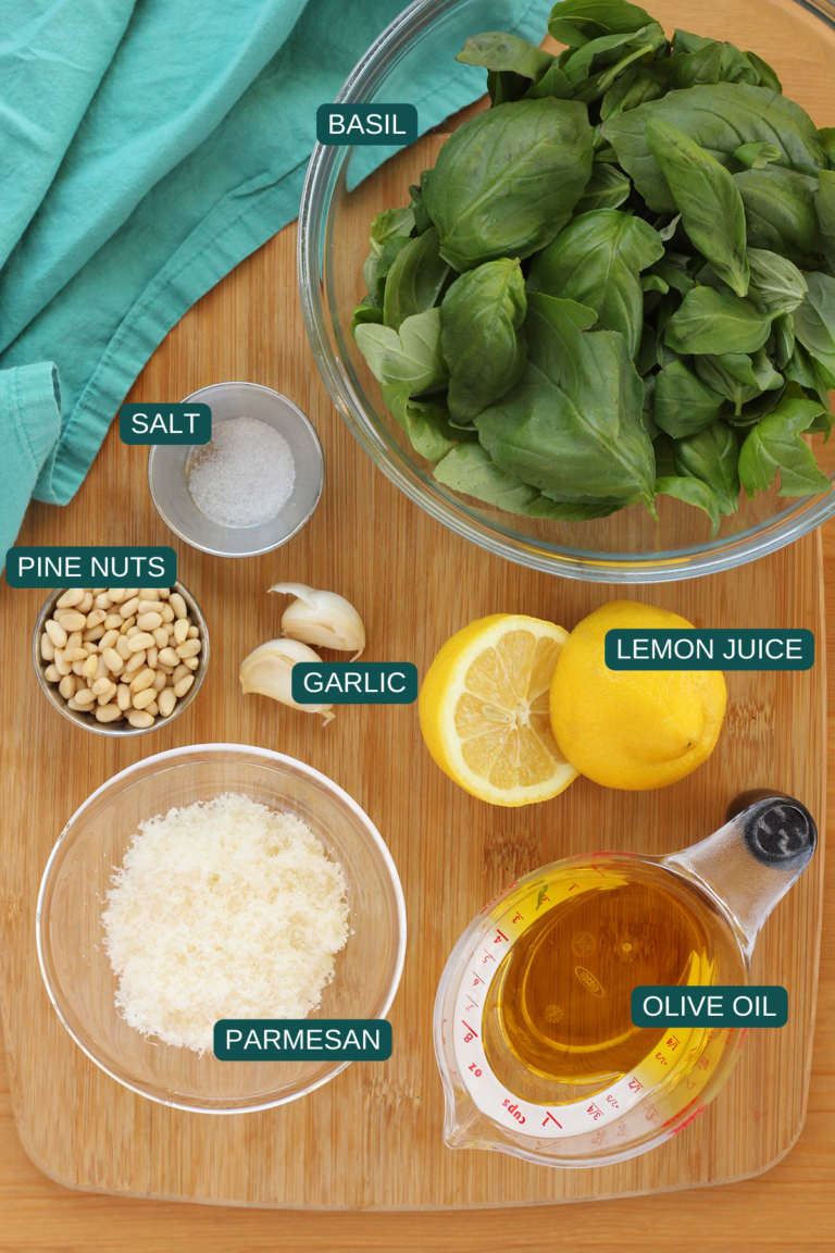 Easy Pesto Recipe - One Sweet Appetite