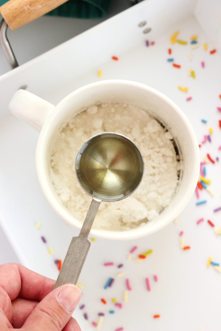 Funfetti Mug Cake - One Sweet Appetite