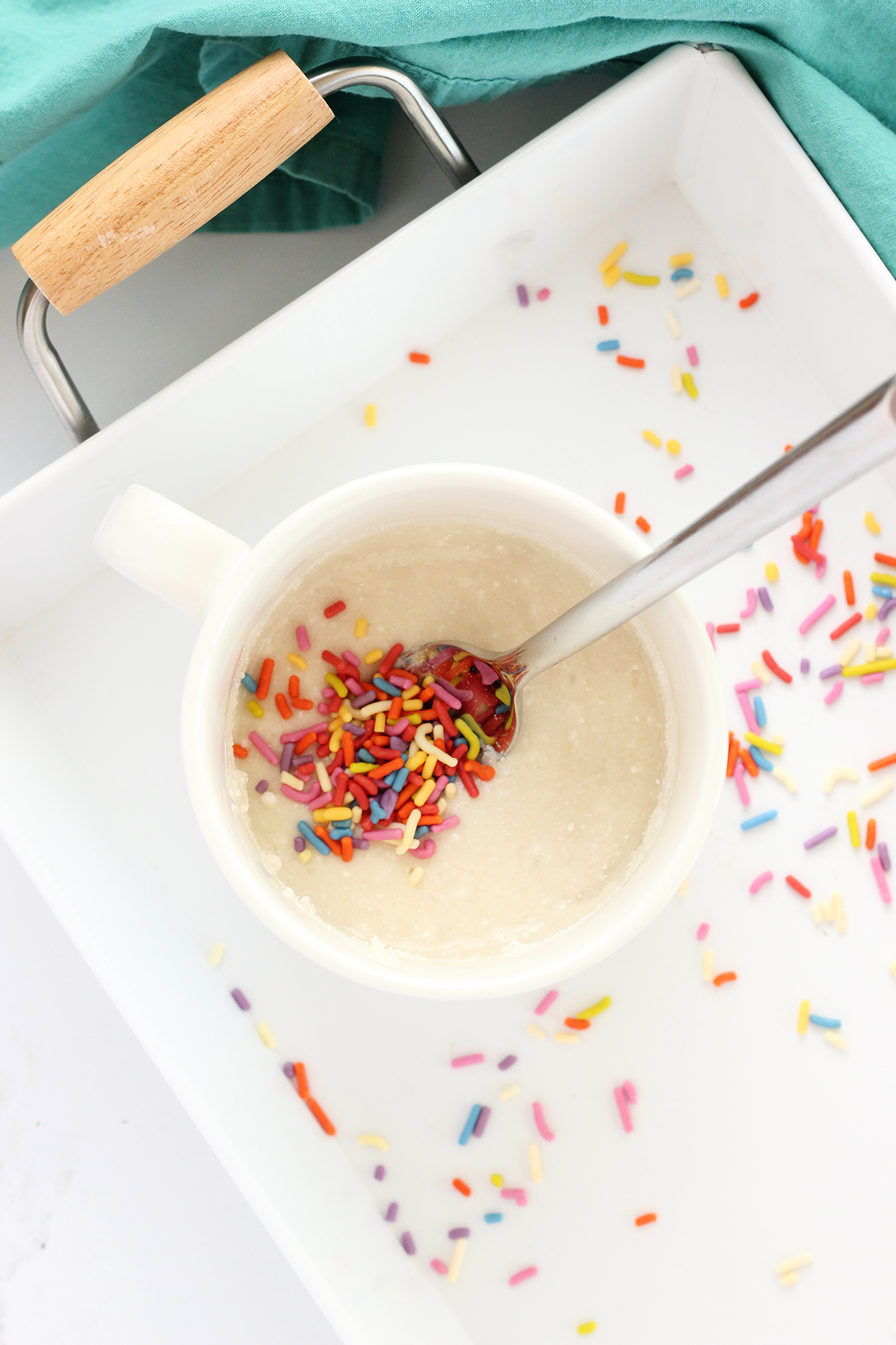 Funfetti Mug Cake - One Sweet Appetite