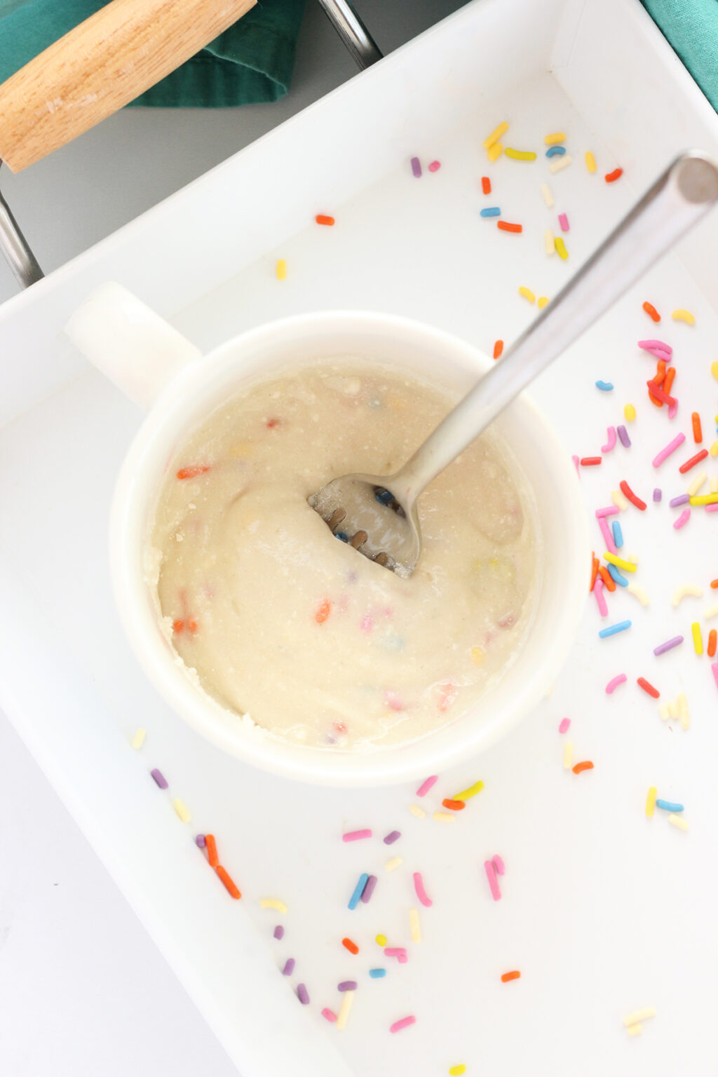 Funfetti Mug Cake - One Sweet Appetite