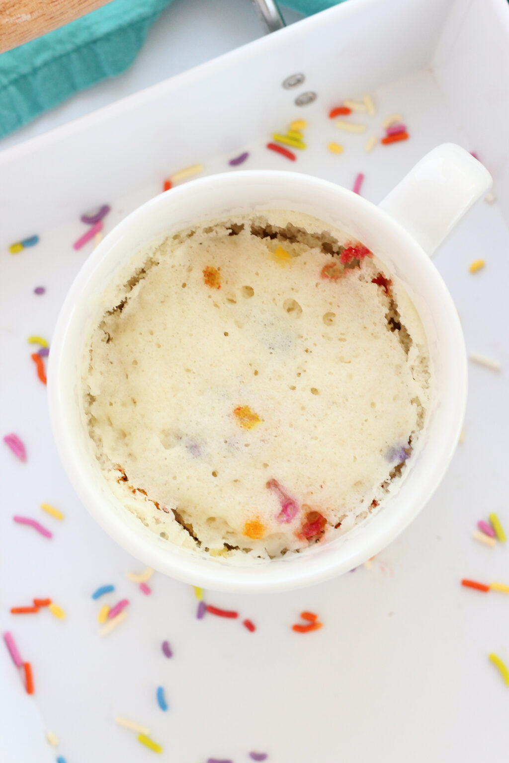 Funfetti Mug Cake - One Sweet Appetite
