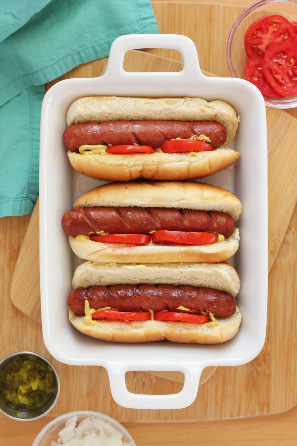 Chicago Hot Dog Recipe - One Sweet Appetite
