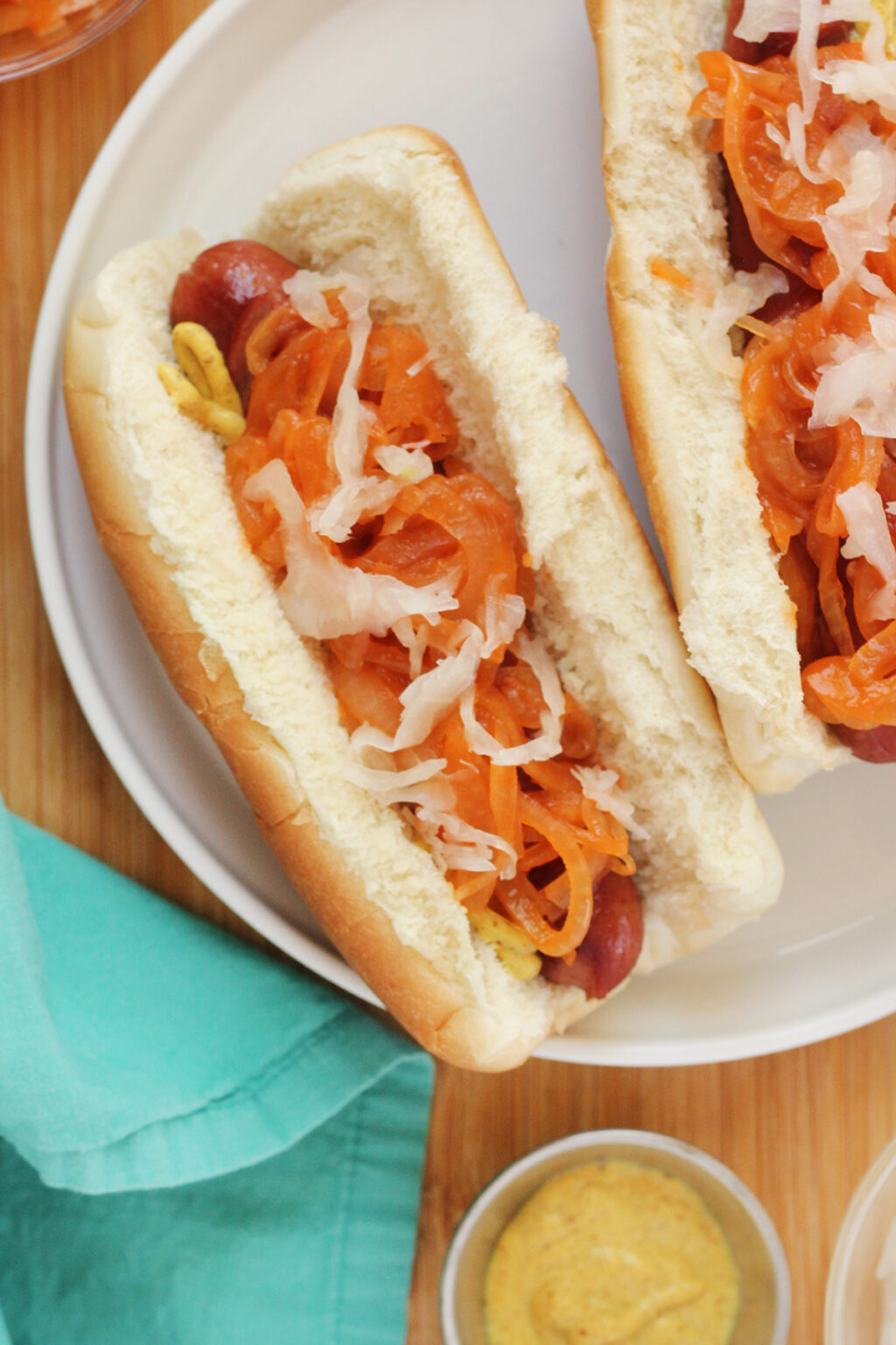 New York Style Hot Dog Recipe (with Onion Sauce) - One Sweet Appetite