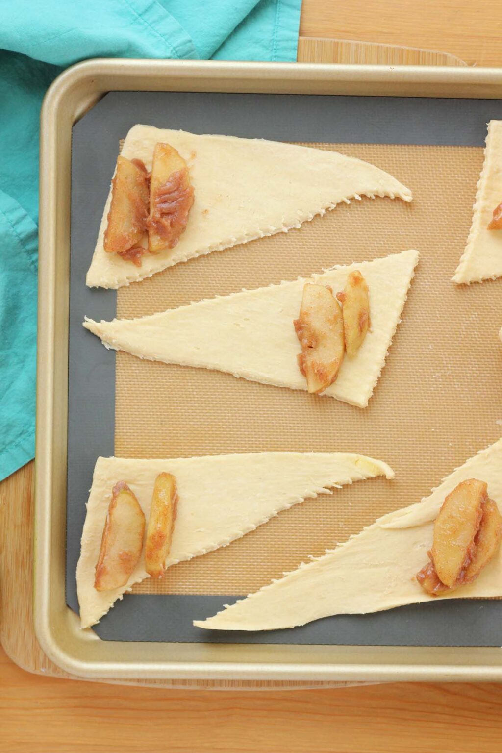 Apple Pie Crescent Rolls - One Sweet Appetite