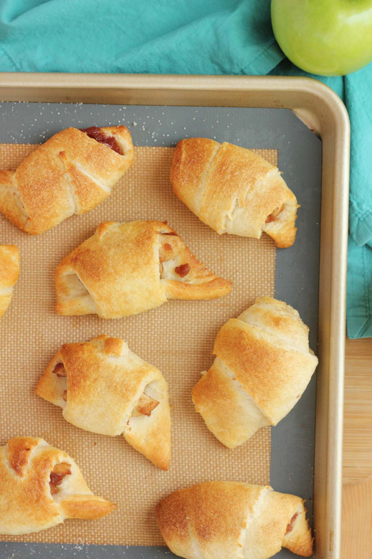 Apple Pie Crescent Rolls - One Sweet Appetite