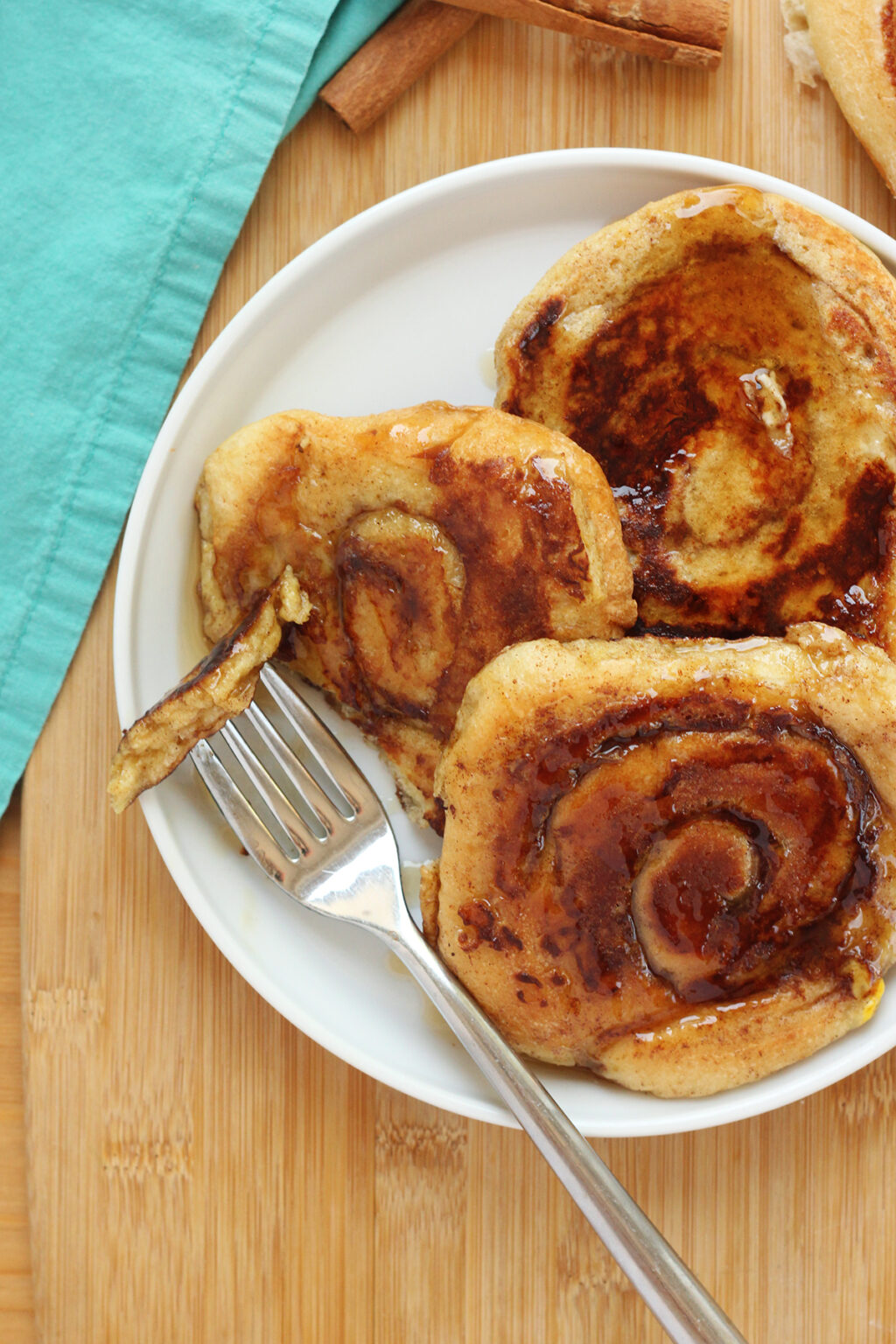 Cinnamon Roll French Toast - One Sweet Appetite