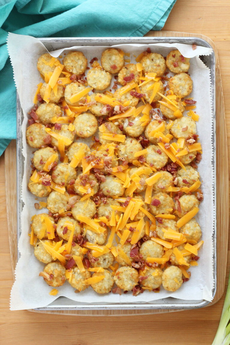 Loaded Tater Tots Recipe - One Sweet Appetite