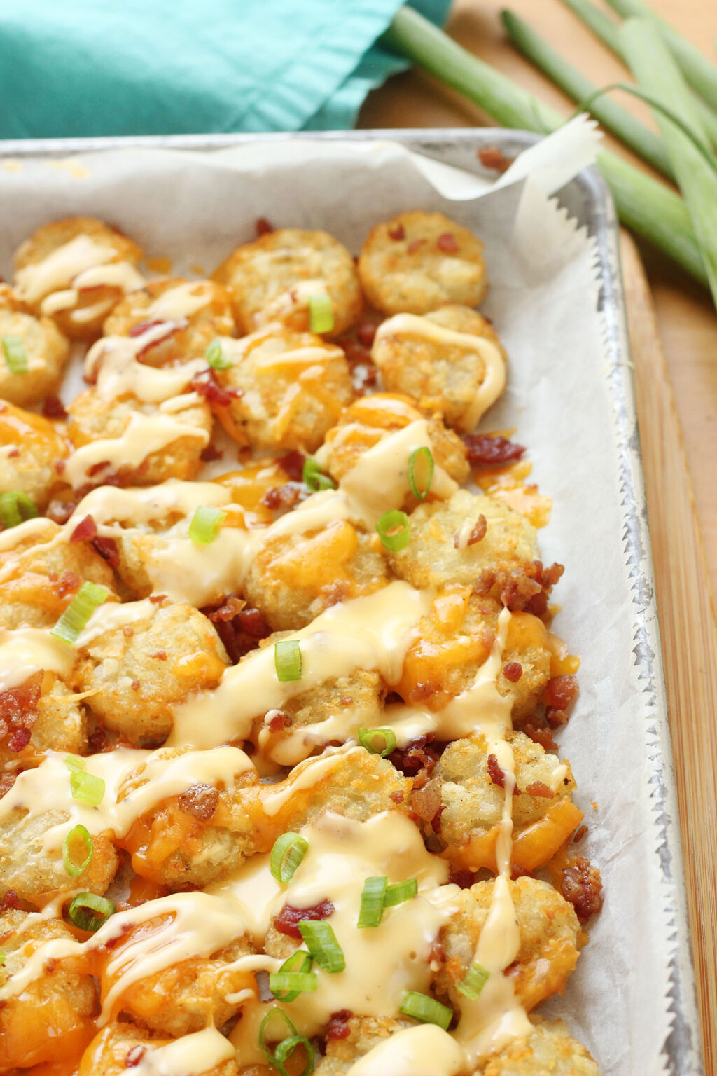 Loaded Tater Tots Recipe - One Sweet Appetite