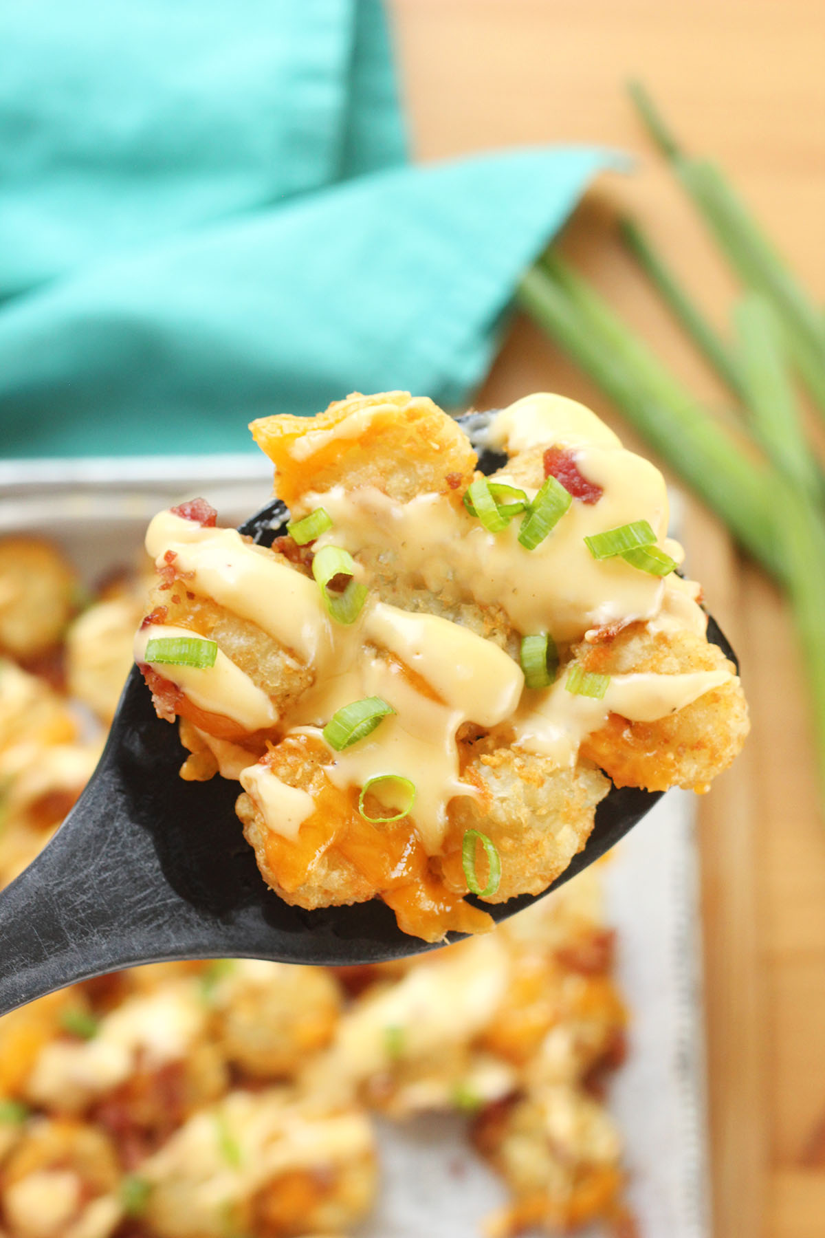 Loaded Tater Tots Recipe - One Sweet Appetite