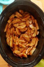 Easy Slow Cooker Apples - One Sweet Appetite
