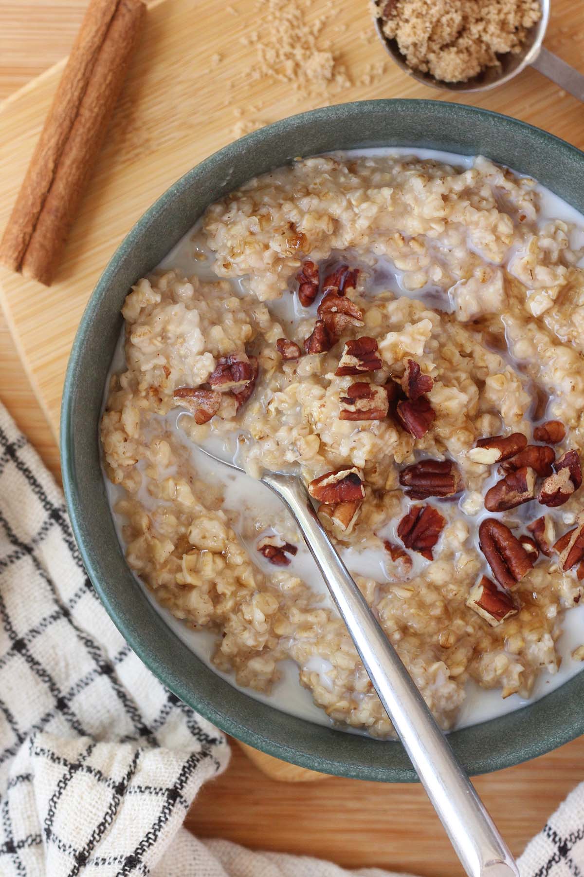 Maple Brown Sugar Oatmeal Recipe - One Sweet Appetite
