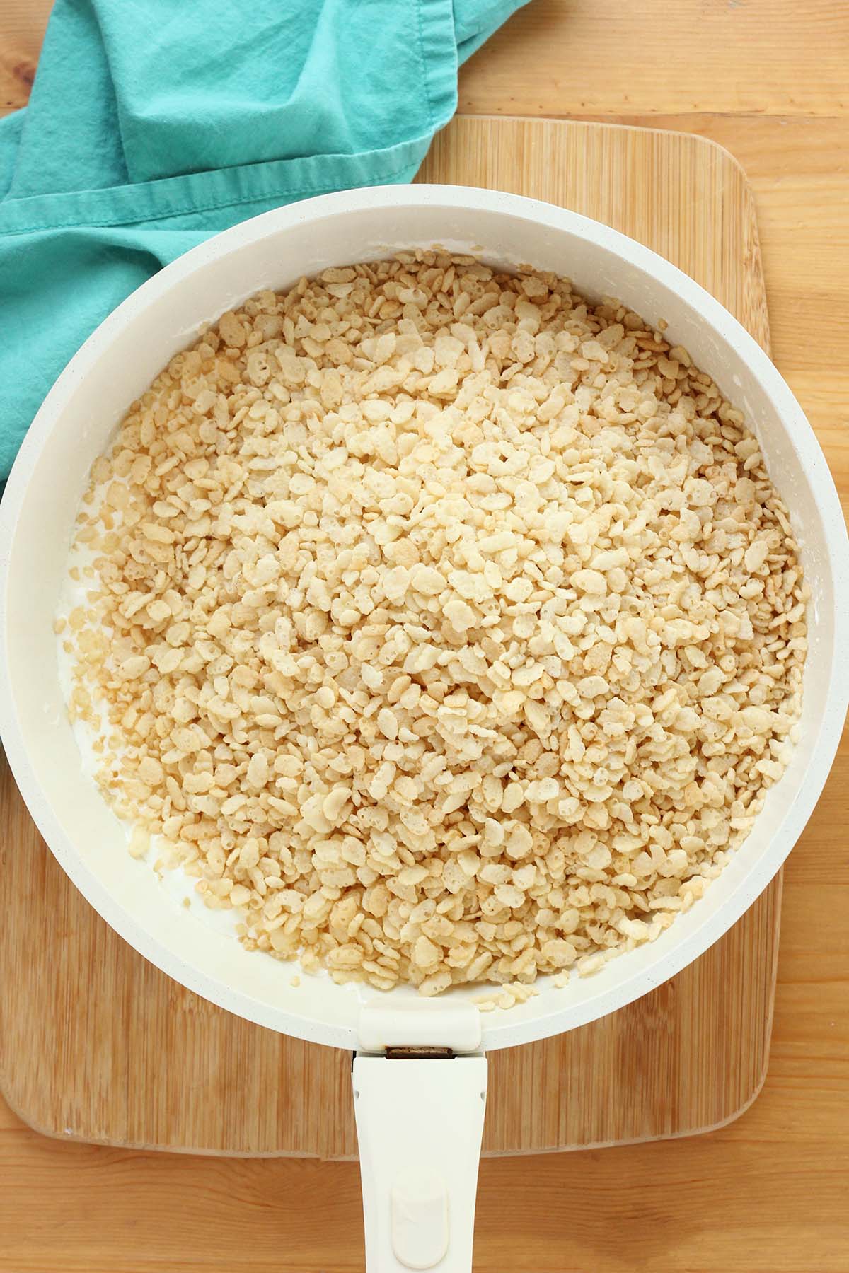 Marshmallow Creme Rice Krispie Treats - One Sweet Appetite