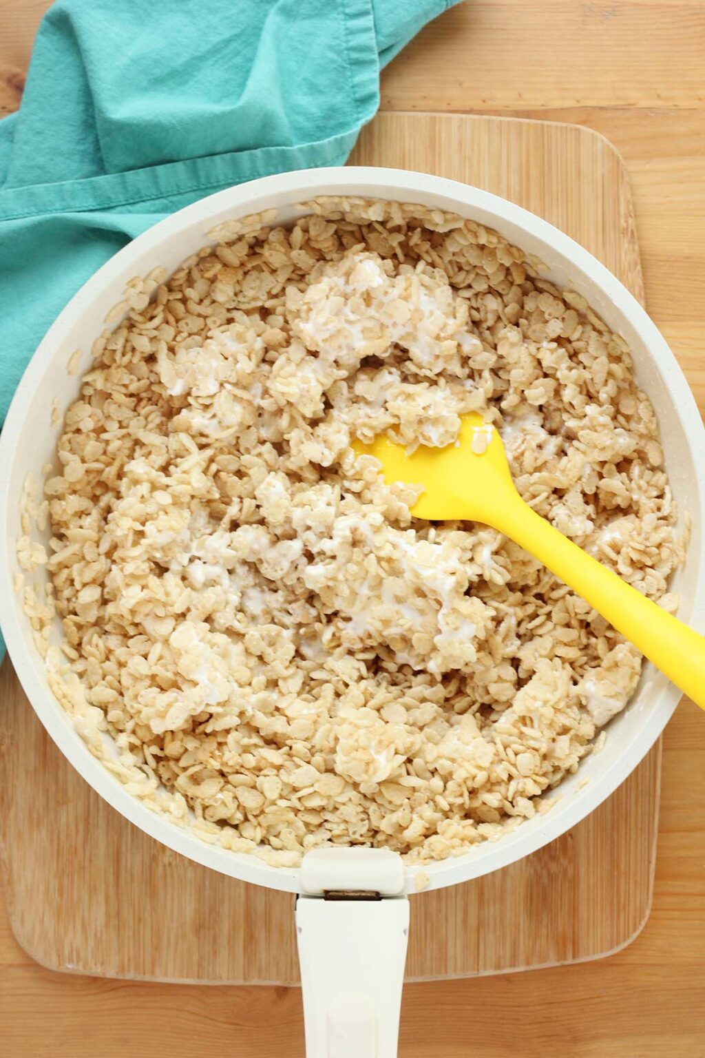 Marshmallow Creme Rice Krispie Treats - One Sweet Appetite