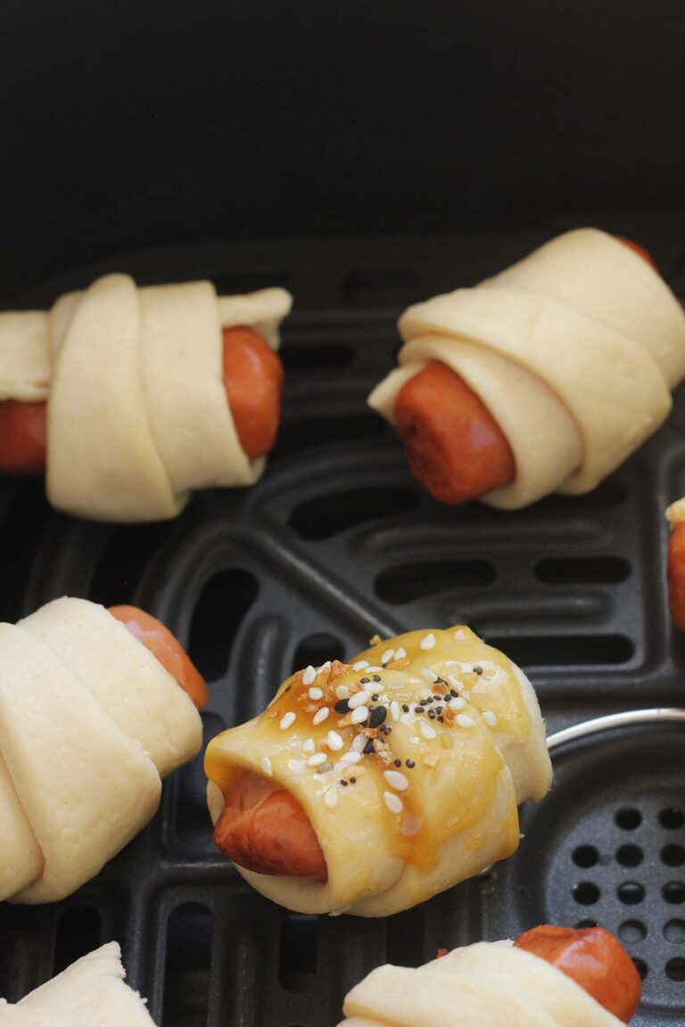 Air Fryer Pigs In A Blanket - One Sweet Appetite