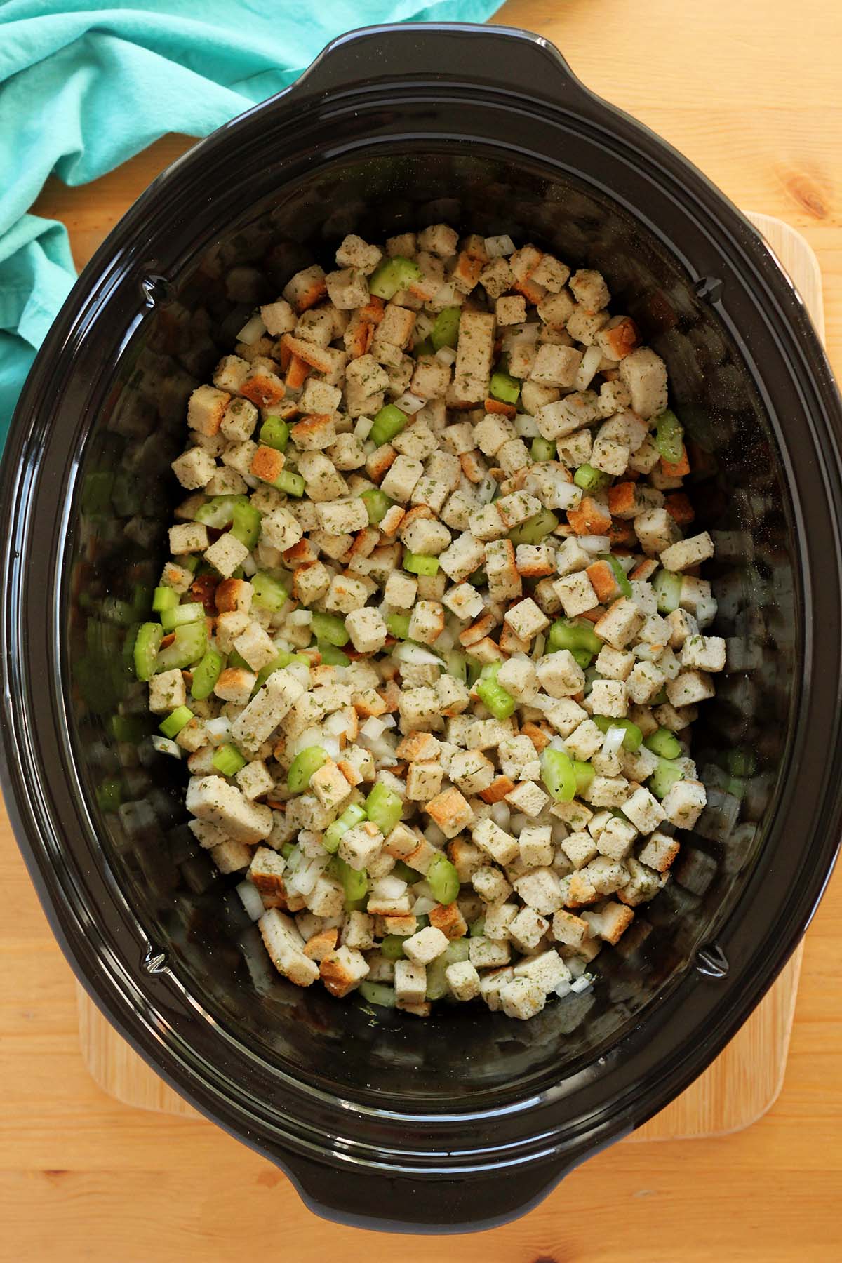 Best Slow Cooker Stuffing - One Sweet Appetite