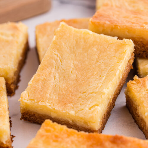 Easy Gooey Butter Bars Recipe - One Sweet Appetite