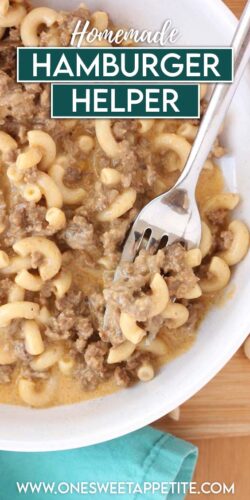 Homemade Hamburger Helper Recipe - One Sweet Appetite