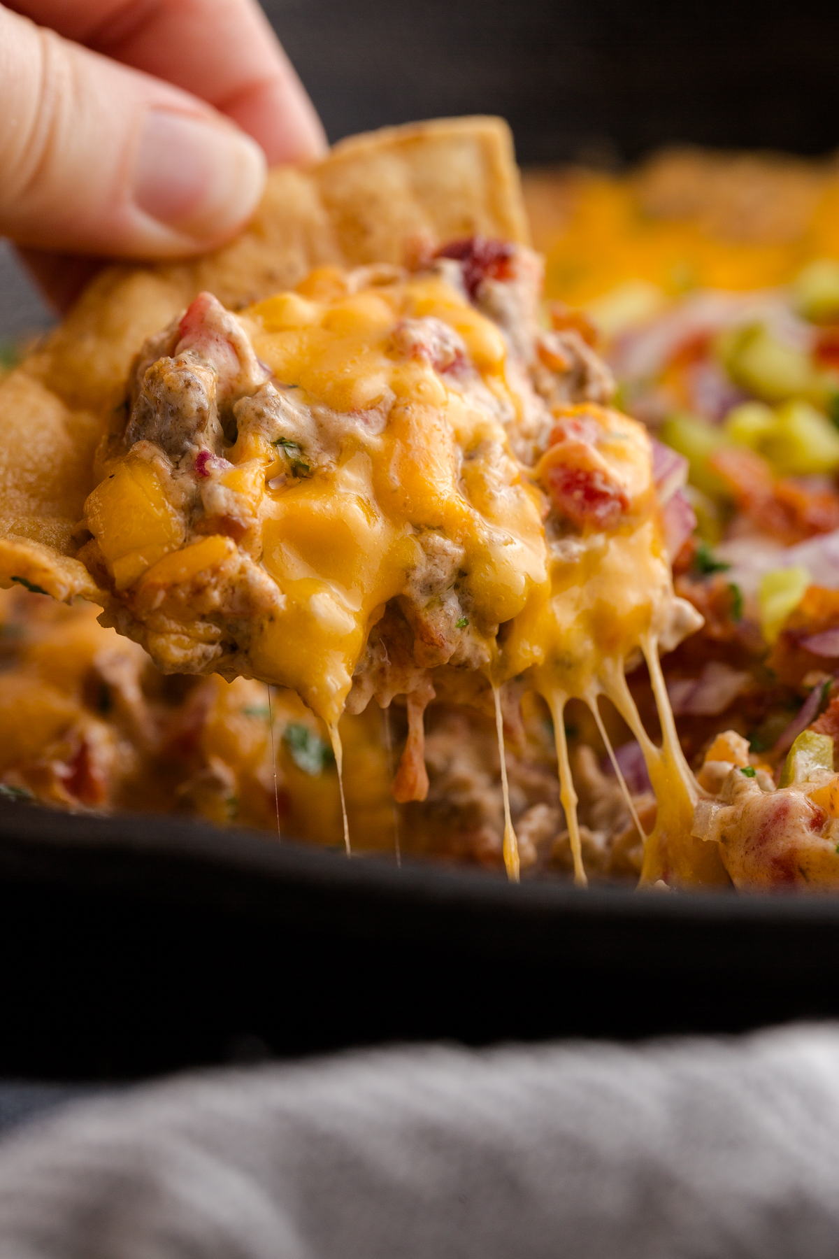 Cheeseburger Dip - One Sweet Appetite